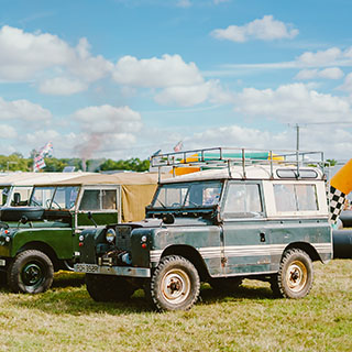 Classic Land Rover Line Up - James Simpson